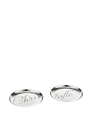 Christofle Tone Coasters Set Of Two - Silver