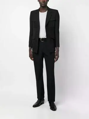 Saint Laurent Crew-neck Short-sleeved Sweatshirt