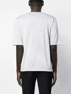 Saint Laurent Crew-neck Short-sleeved Sweatshirt