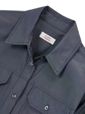 STUDIO TOMBOY Utility-pocket Shirt - Blue