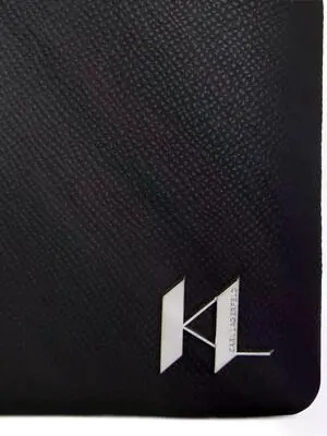 Karl Lagerfeld K/monogram Leather Clutch
