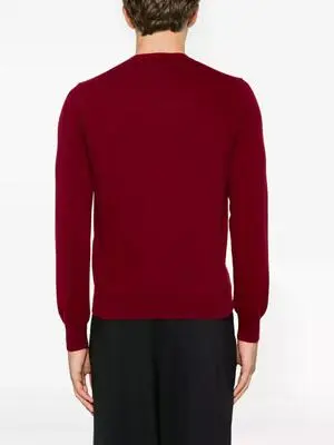 Play Comme Des Garcon Heart-patch Cardigan - Red