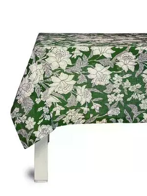 La DoubleJ Lilium Avorio-print Tablecloth