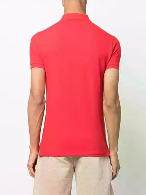 Polo Ralph Lauren Embroidered-logo Polo Shirt - Red