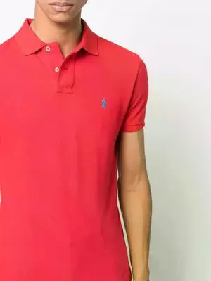 Polo Ralph Lauren Embroidered-logo Polo Shirt - Red