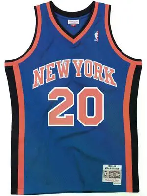 Mitchell & Ness New York Knicks 1998-99 Allan Houston Swingman Jersey - Blue