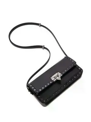 Valentino Garavani Rockstud E/w Leather Shoulder Bag