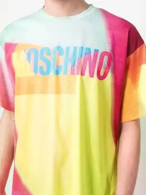 Moschino Logo Colour-block T-shirt