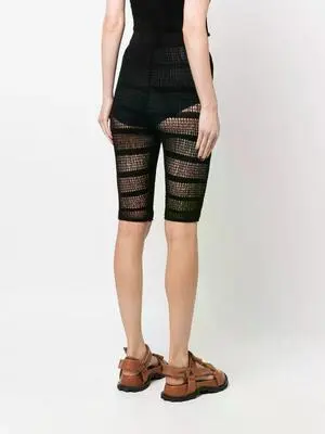 VITELLI Open Knit Cycling Shorts