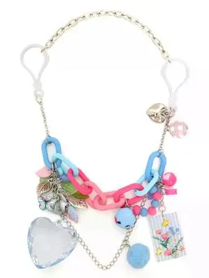 AMIR SLAMA Embellished Bag Chain - Silver
