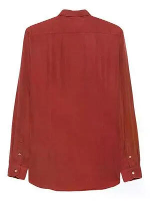 Boglioli Long-sleeve Tonal Stitching Shirt