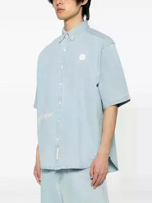 AAPE BY *A BATHING APE Logo-patch Denim Shirt