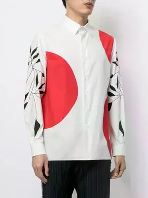 PORTS V Graphic-print Long-sleeve Shirt