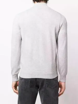 Brunello Cucinelli Zip-up Cashmere Jumper - Grey