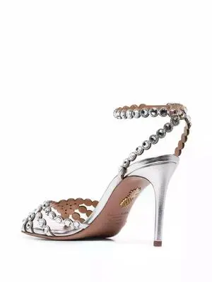 AQUAZZURA Crystal-embellished Tequila Sandals