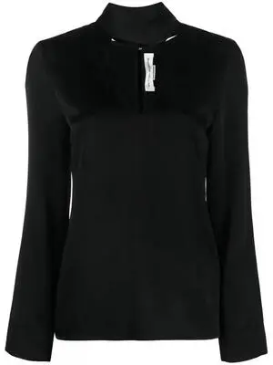 Victoria Beckham Long Sleeve Blouses