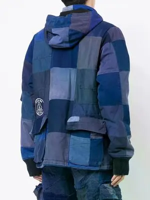 GREG LAUREN Patchwork Cotton Coat