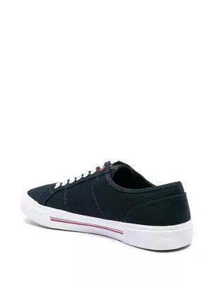 Tommy Hilfiger Signature-detail Low-top Sneakers - Blue