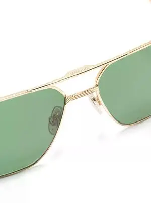 MARCH LA.B Double-bridge Pilot-frame Sunglasses - Gold