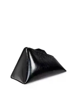Attico 8.30pm Clutch Bag - Black