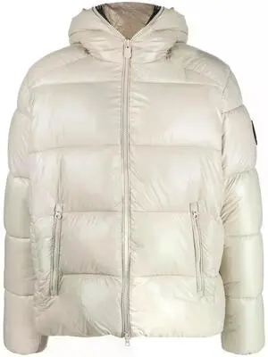 SAVE THE DUCK Logo-patch Puffer Jacket