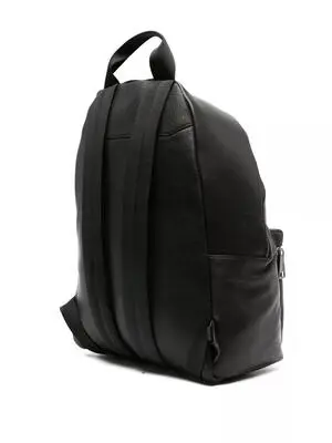 Roberto Cavalli Mirror Snake-plaque Leather Backpack