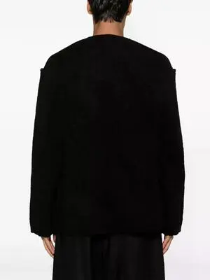 Yohji Yamamoto Asymmetrical Neck Drop Shoulder Jumper