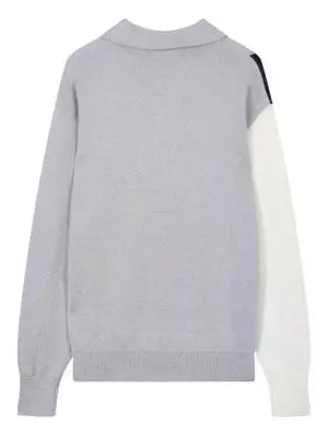 STUDIO TOMBOY Fine-knit Polo Shirt - Grey
