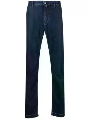 Jacob Cohen Logo-patch Slim Fit Jeans - Blue