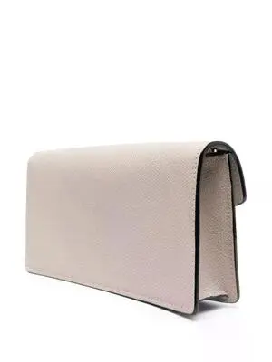 VALEXTRA Iside Leather Clutch - Neutrals
