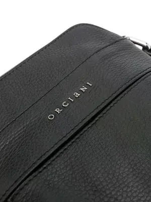 Orciani Mini Micron Leather Messenger Bag