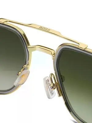 BOSS Square-frame Sunglasses - Grey