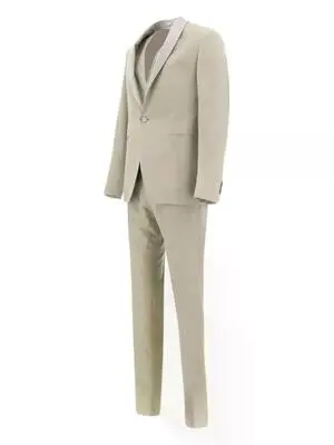 Tagliatore Wool Suit - Neutrals