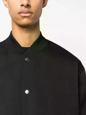 JIL SANDER Plain Cotton Bomber Jacket