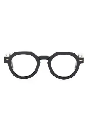 AHLEM Petits Champs Round-frame Glasses - Black