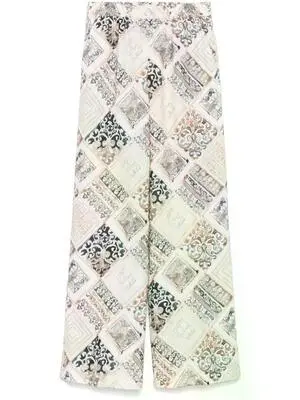 Eleventy Linen Trousers - Neutrals