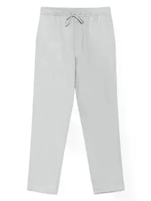 Canali Slub-texture Trousers - Blue