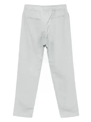 Canali Slub-texture Trousers - Blue