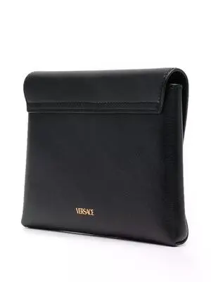Versace Medusa Plaque Leather Crossbody Bag