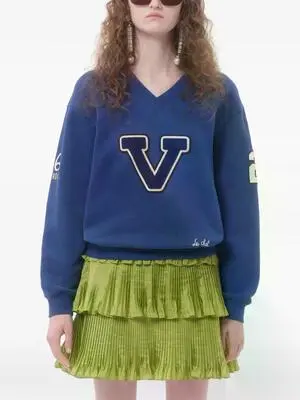 Valentino Garavani Embroidered Cotton Sweatshirt