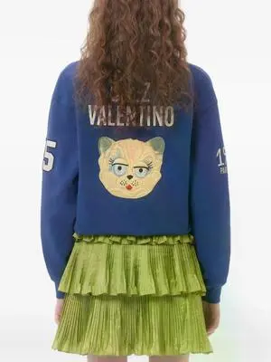 Valentino Garavani Embroidered Cotton Sweatshirt