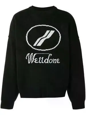 We11Done Logo Intarsia Jumper