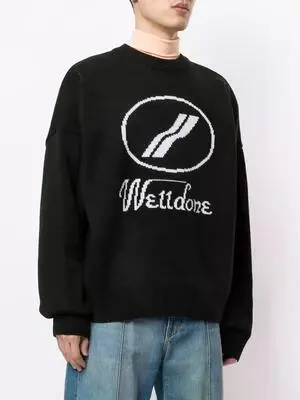 We11Done Logo Intarsia Jumper