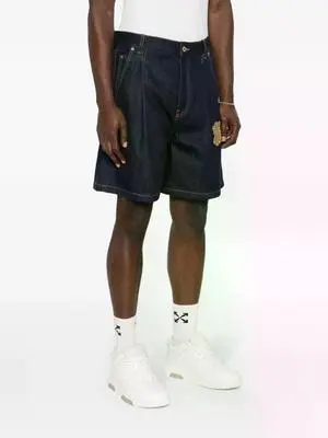 Off-White 90s Logo Denim Shorts