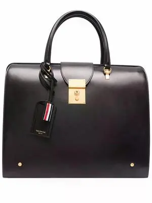 Thom Browne Structured Box Bag - Brown