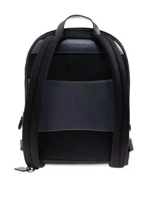 COACH Theo Monogrammed Backpack - Blue