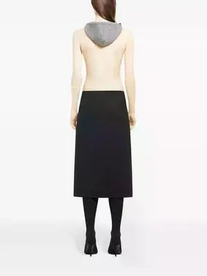 COURREGES Illusion Hooded Bodysuit