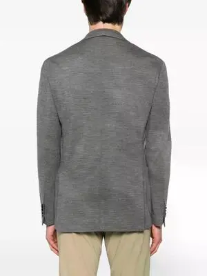 LARDINI Single-breasted Blazer - Grey