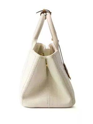 Prada Large Jardinière Tote Bag - Neutrals