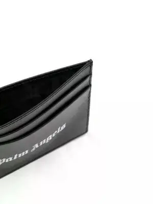 Palm Angels Logo-print Leather Cardholder